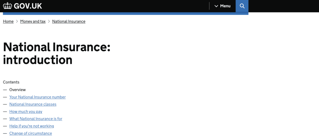 Applying for a UK National Insurance (NI) Numbers
